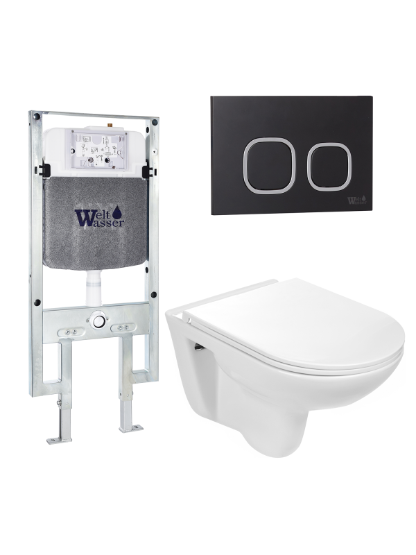 WeltWasser Комплект AMBERG 497 ST + BAARBACH 004 GL-WT + AMBERG RD-BL WeltWasser