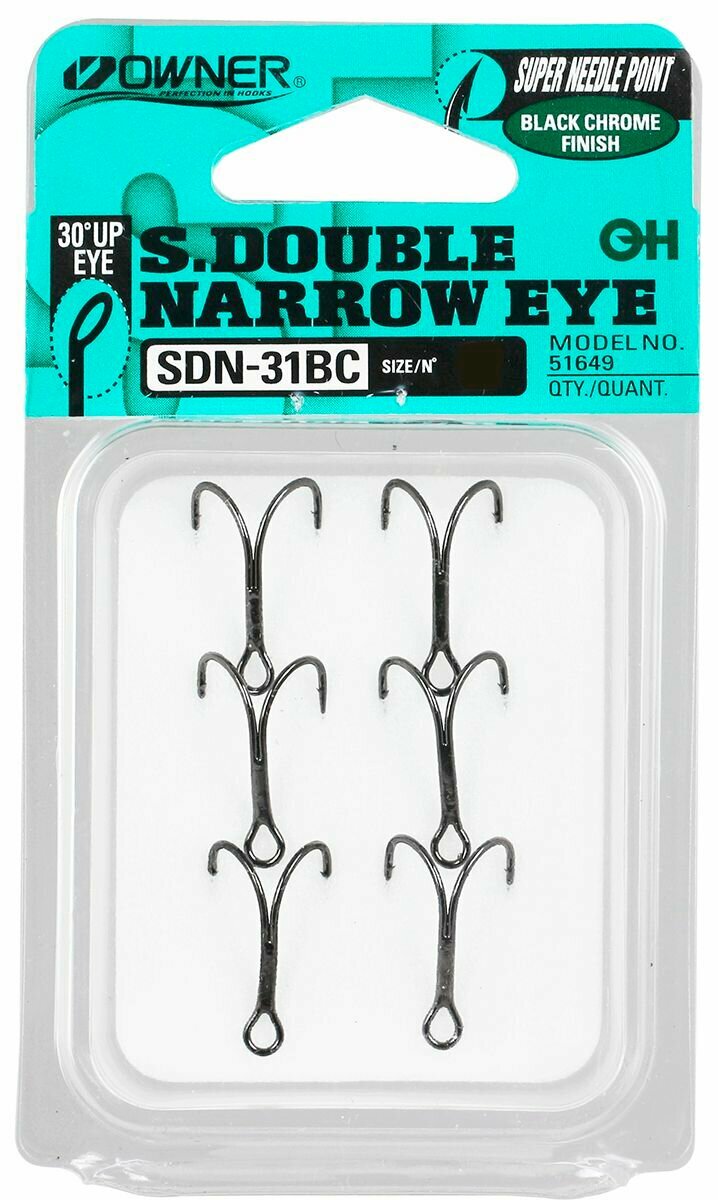 OWNER Крючок двойной SDN-31BC №2 4шт