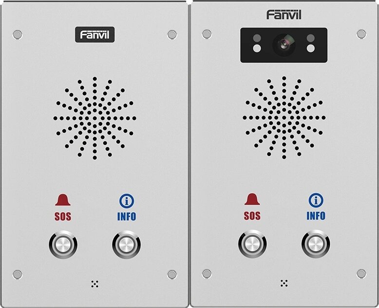 Видеопанель Fanvil i16SV-02 CMOS цвет панели: серебристый