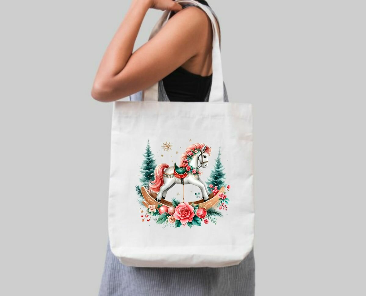 Термонаклейка "Лошадка", 20х20см, наклейка на одежду