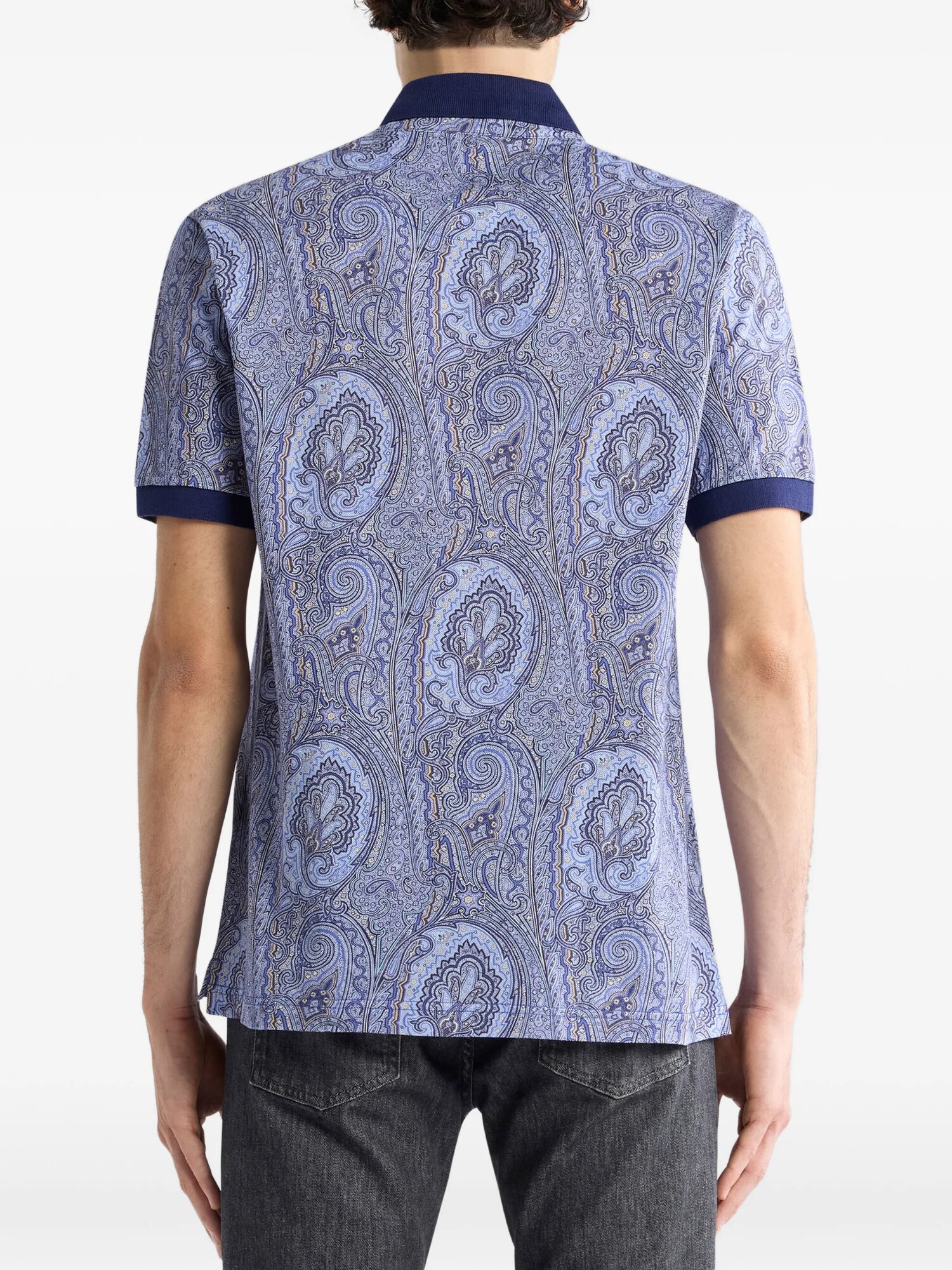 Рубашка ETRO, размер 2XL, синий — фото 1