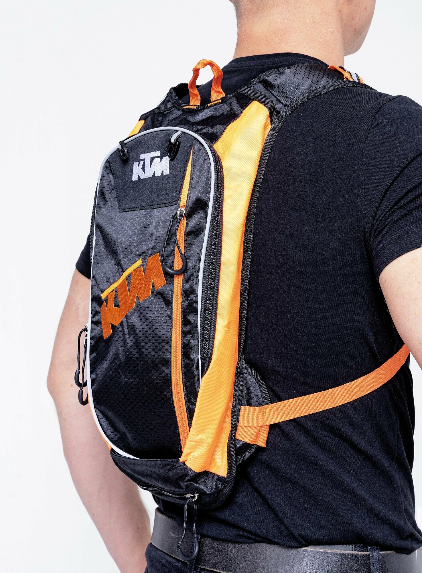 Рюкзак гидропак KTM черно-оранжевый / Емкость для питья / Гидратор КТМ