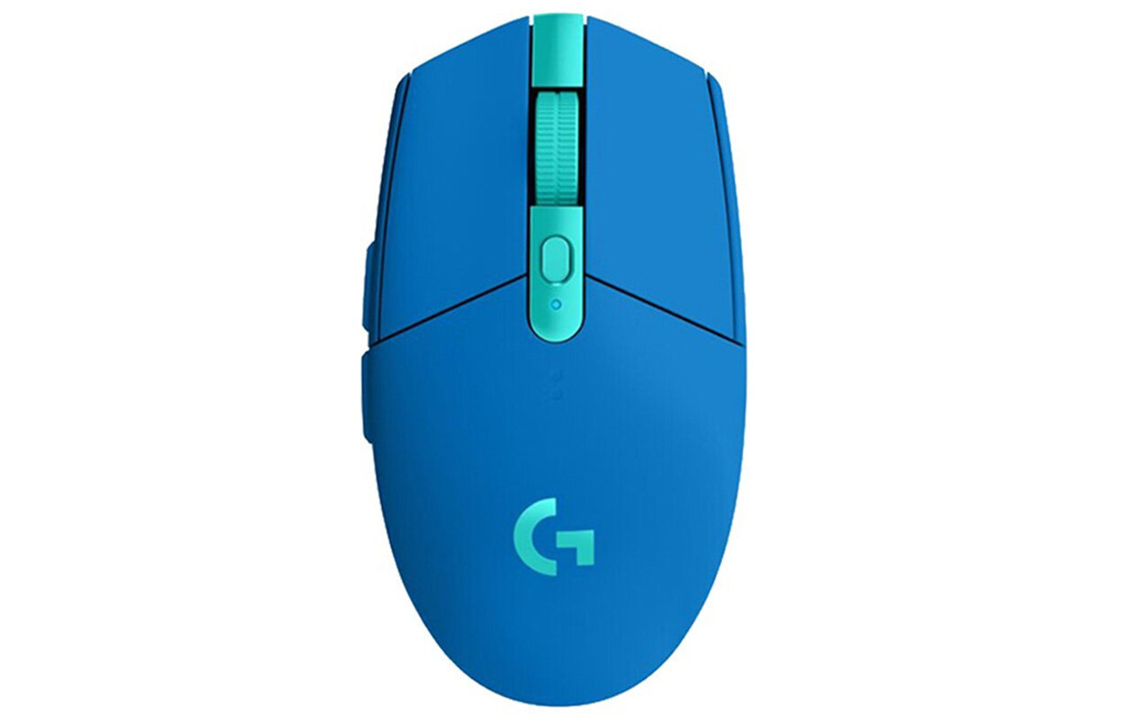 Мышь Logitech, blue, беспроводная, высокая точность, эргономичный дизайн