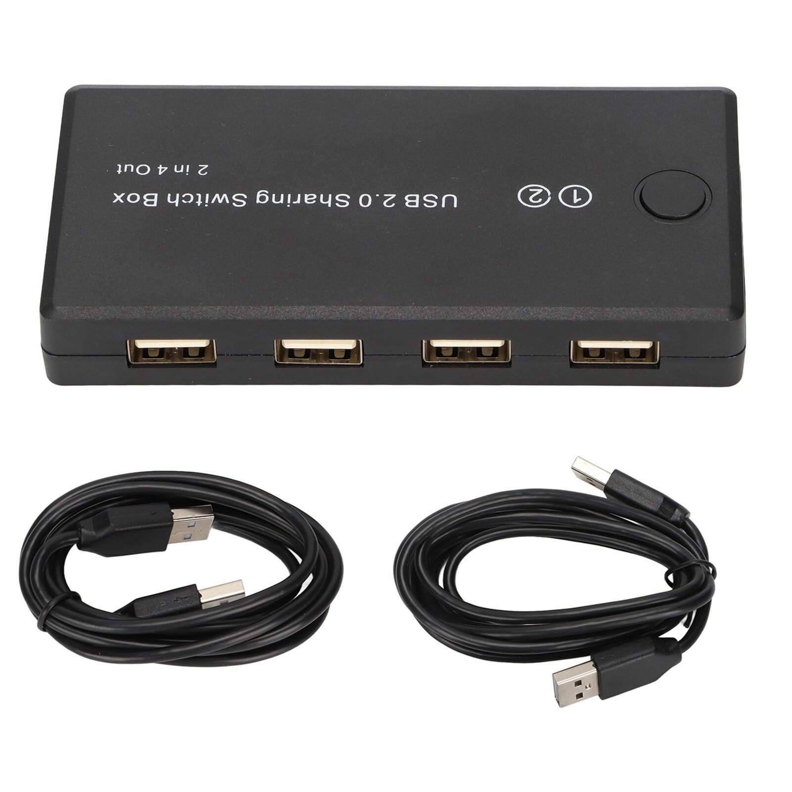 Переключатель USB 2.0 2-в-4, для компьютерных периферийных устройств