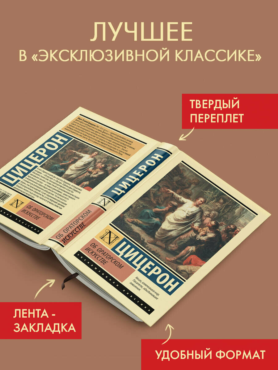 Об ораторском искусстве Цицерон книга от издательства АСТ Эксклюзивная классика