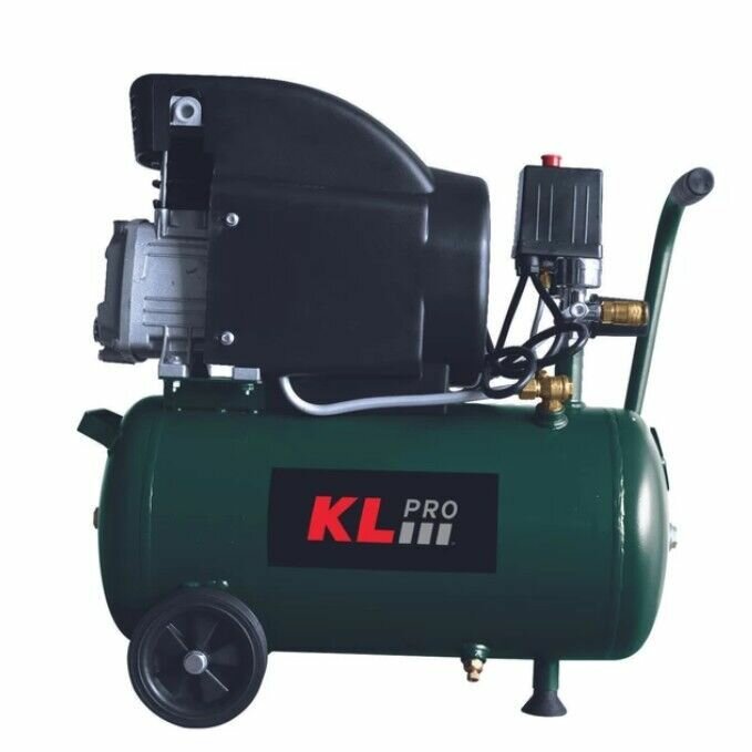 Воздушный компрессор KLPRO KLK25 (сеть, 1,5Квт, 8бар, 210л/мин, емкость 24л)