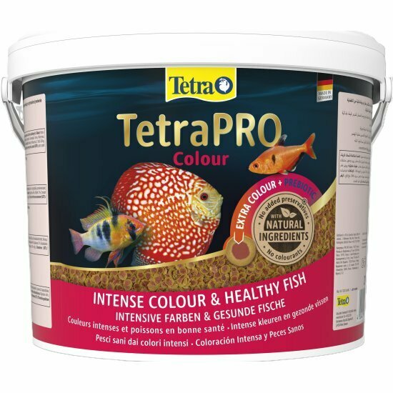 Корм для усиления насыщенности окраса рыб Tetra Pro Colour Multi-Crisps 10л чипсы