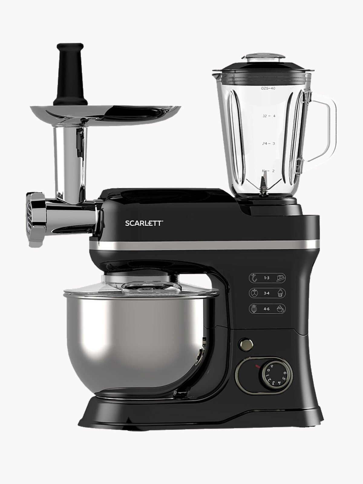 Многофункциональный планетарный миксер SCARLETT SC-SM10M49 с 6 режимами