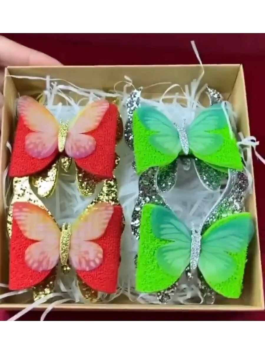 Банты для волос «Бабочки» Набор