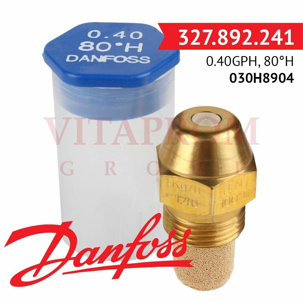 Форсунка Danfoss 0.40GPH, 80H, 030H8904