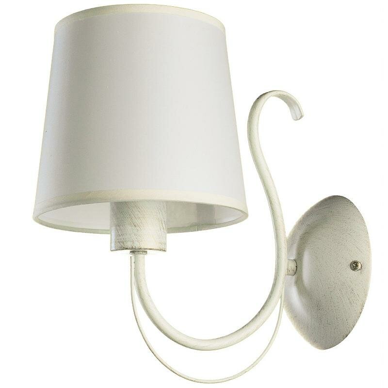 Настенный светильник Arte Lamp Orlean A9310AP-1WG Белый с золотом Классический