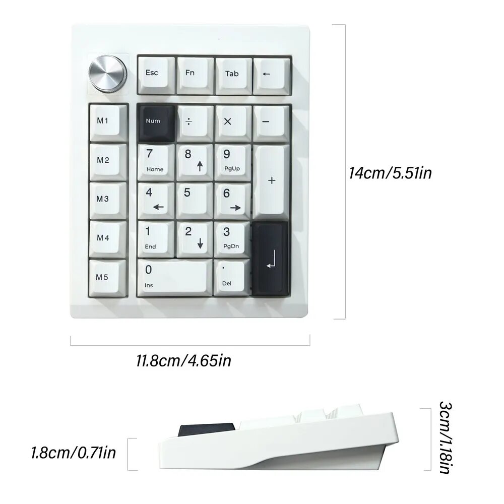 Клавиатура GMK26 Механическая NumPad Черный для настольного компьютера 160 X 140 X 60 — фото 1