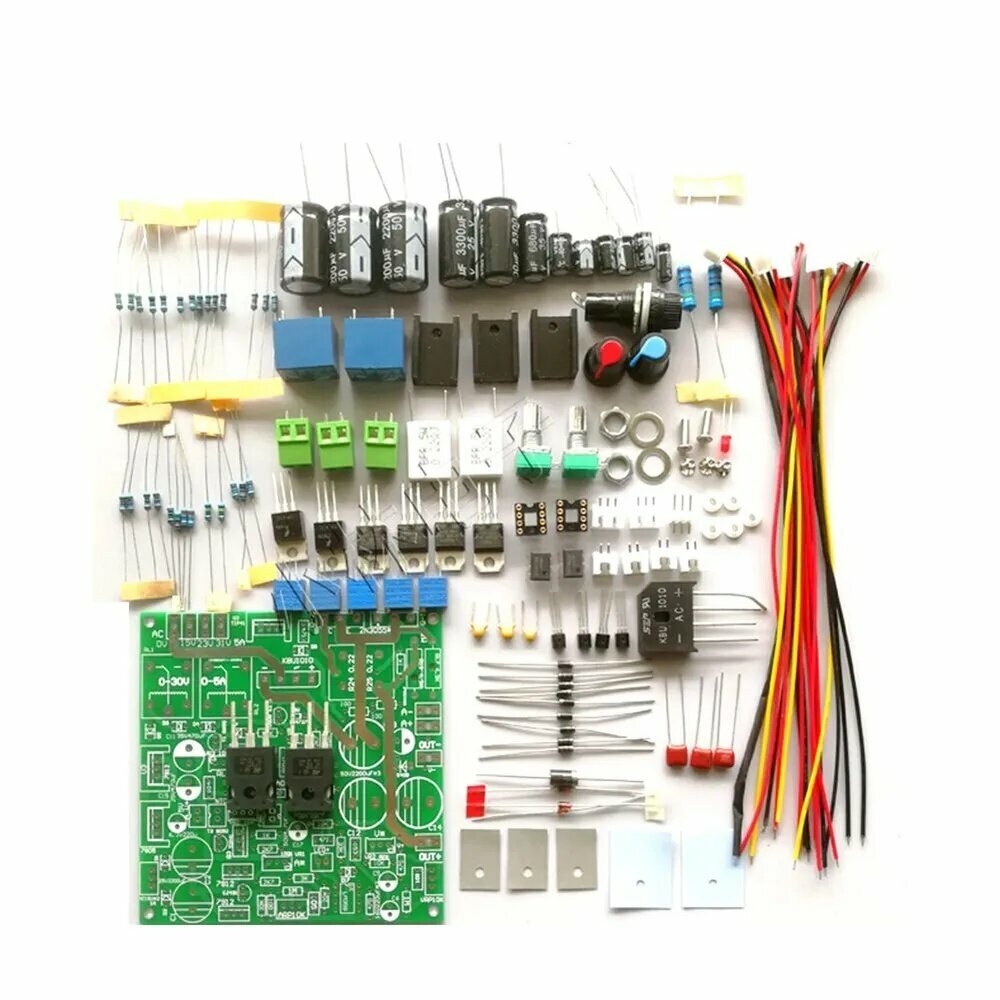 DIY KITS CC CV DC 0-35V 0-5A Регулируемый источник питания постоянного напряжения постоянного тока Регулируемый