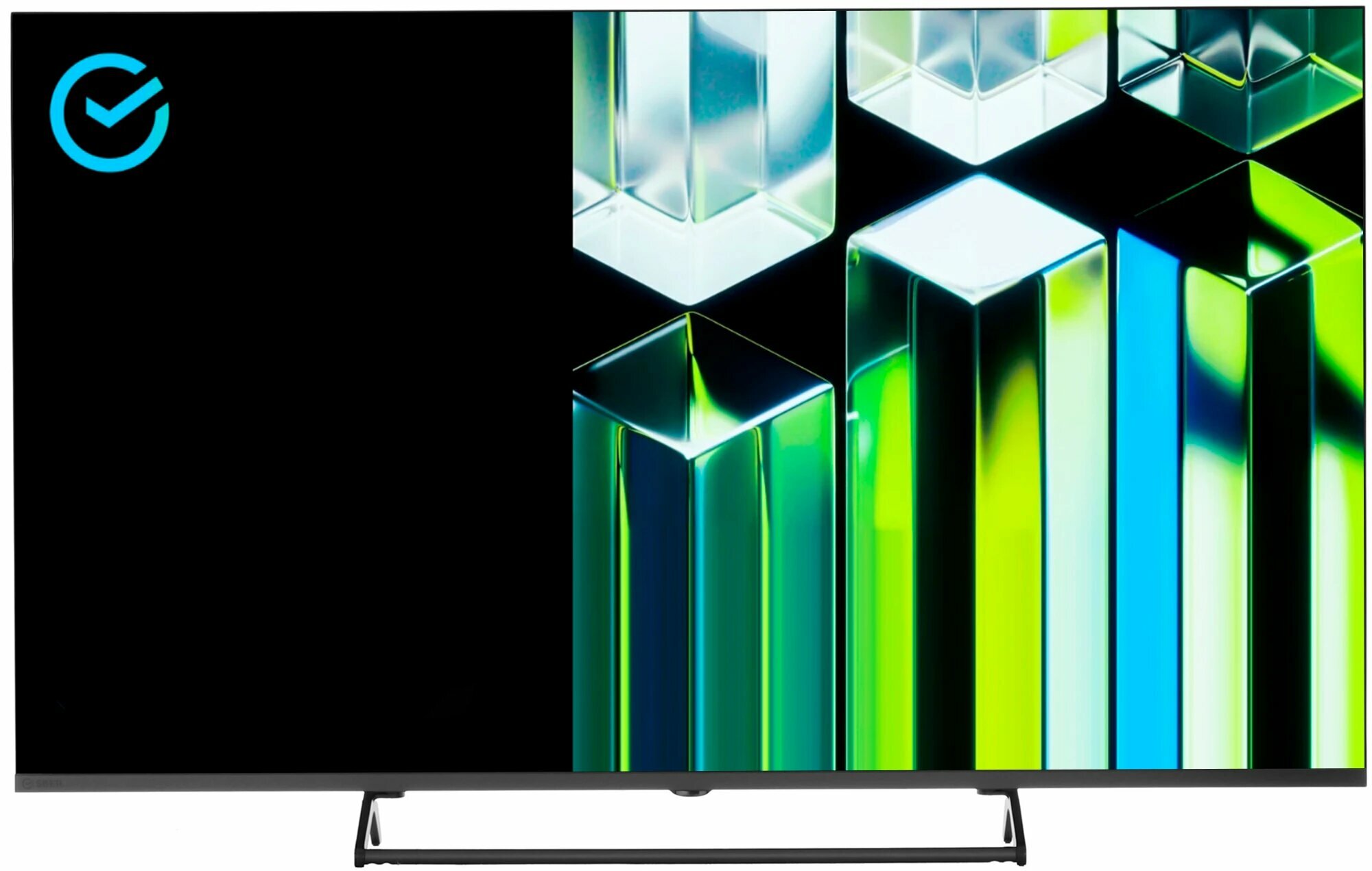 50" (126 см) Телевизор Sber SDX-50UQ5231, серый (Direct LED, QLED, 4K UltraHD, Wi-Fi, 60 Гц, Салют ТВ)