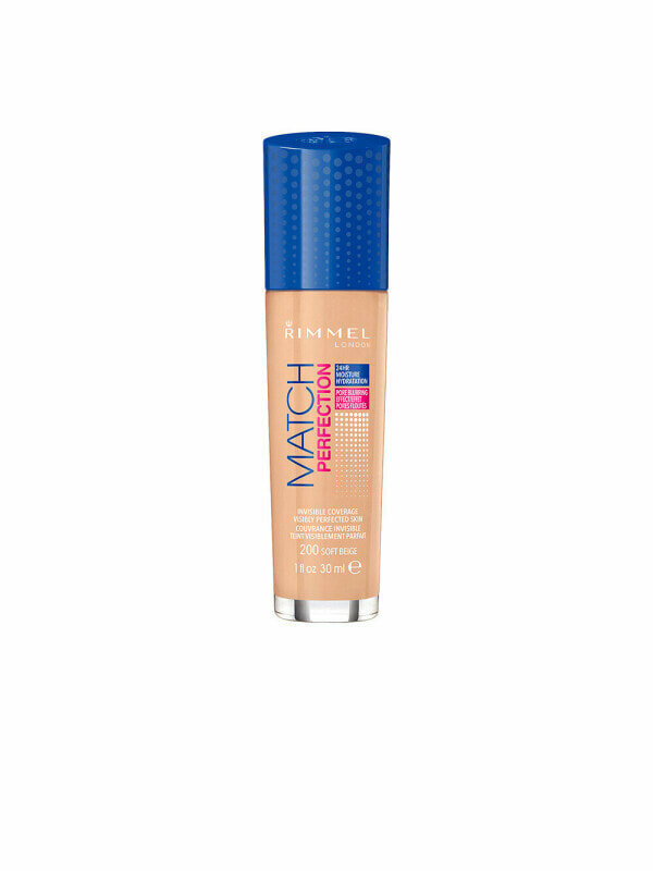 Rimmel Match Perfection Spf20 No.200 Soft Beige Тональный крем с эффектом мягкого фокуса