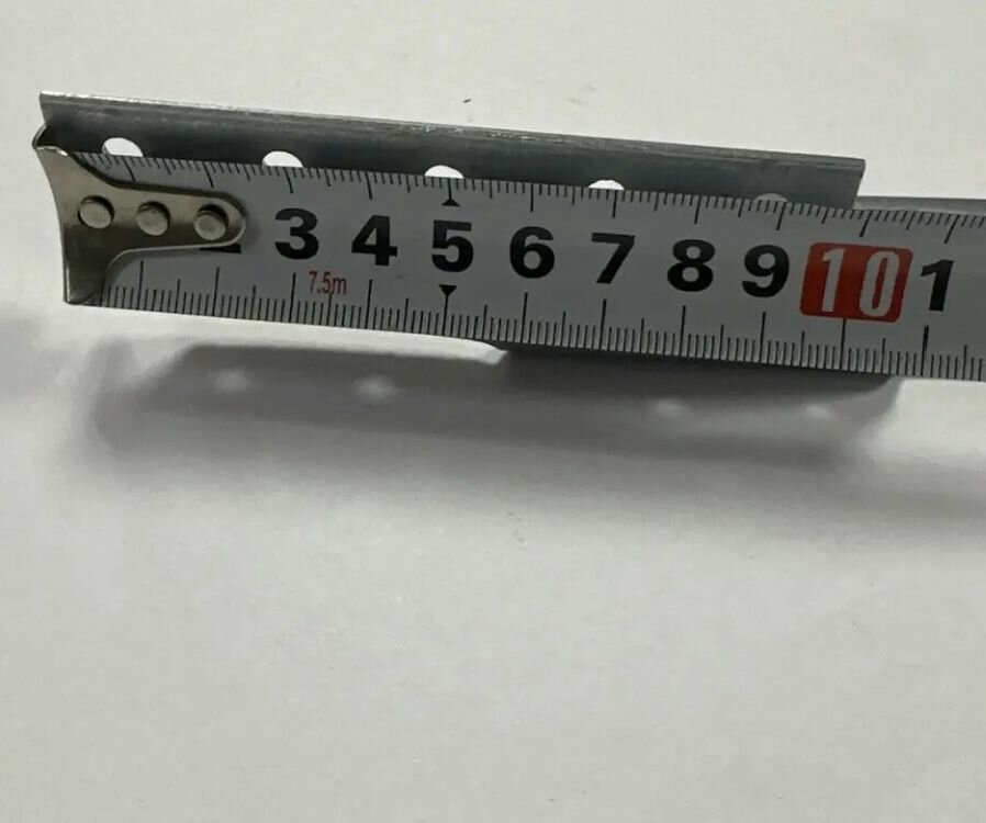 Держатель балки правый 170х40х40х2.0 мм оцинкованный DB-П, опора бруса усиленная для стропильной системы и перекрытий, крепеж для деревянного домостроения 6шт