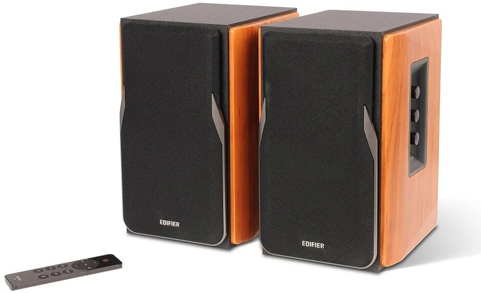 Колонки для компьютера 2.0 R1380DB, Bluetooth, 42 Вт, коричневыйwf