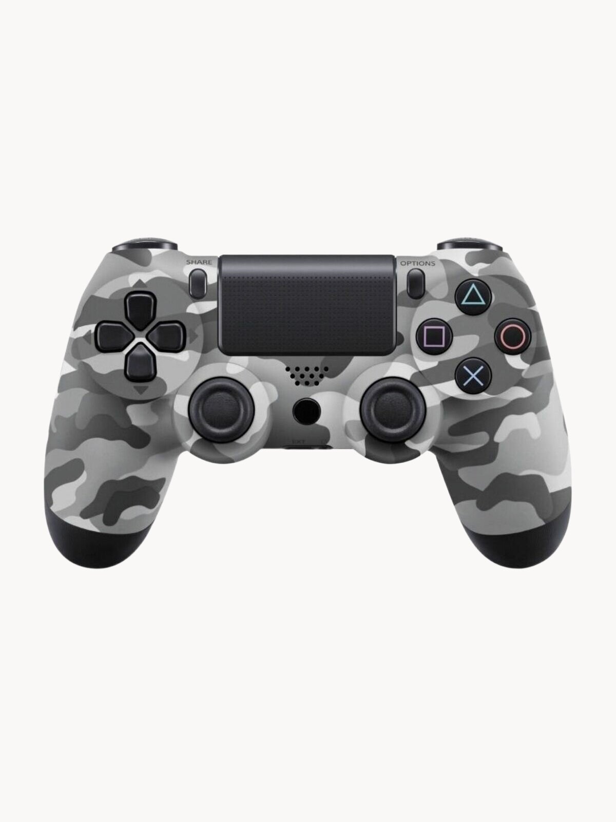 Геймпад/Джойстик/Контроллер беспроводной для консоли/приставки PS4 серый камуфляж