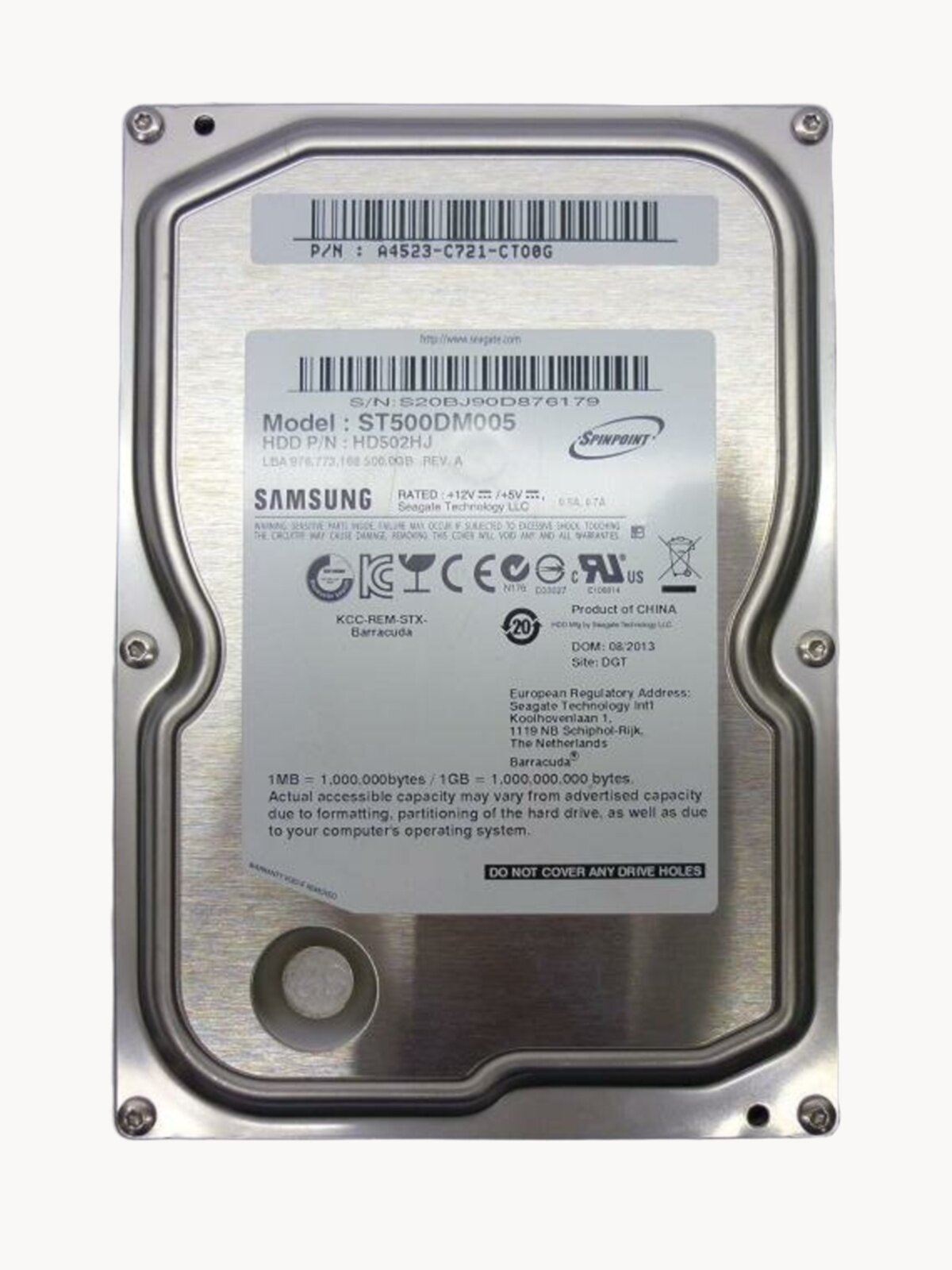 Жесткий диск 3.5" SATA 500GB Samsung HD502HJ