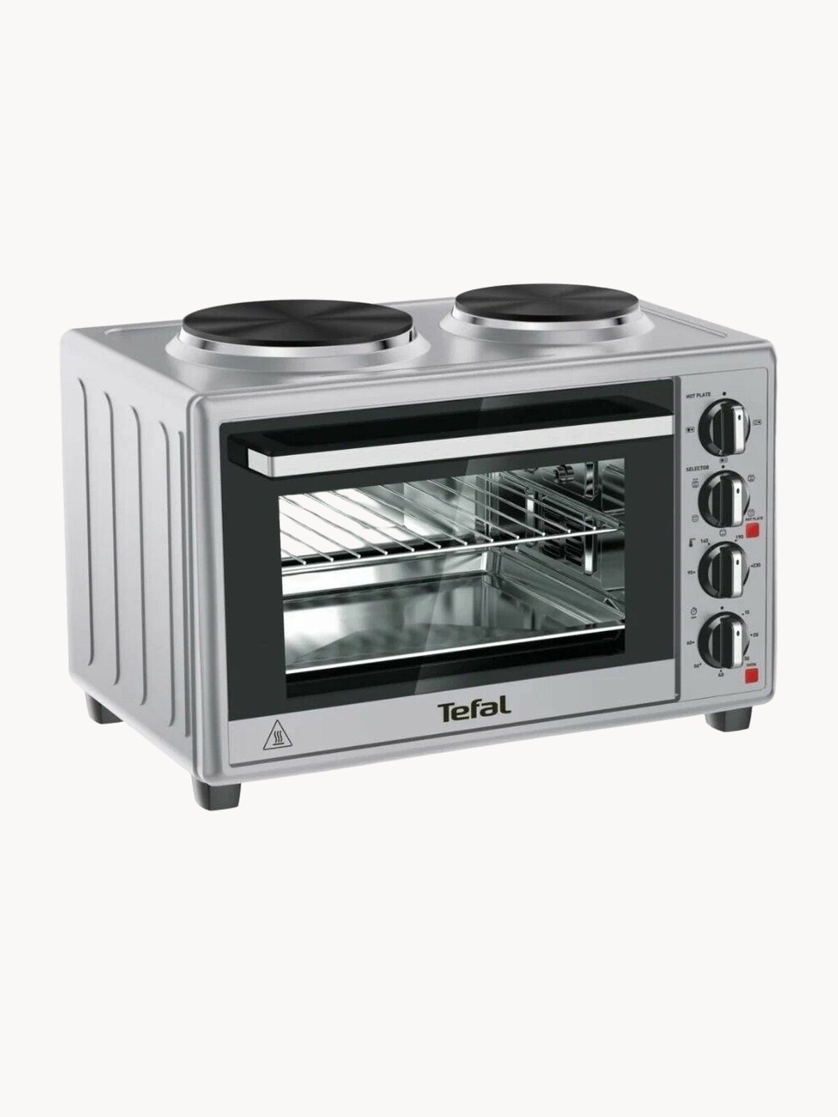 Мини-печь "Tefal Optimate" OF463D30, 3000Вт, цвет серебристый