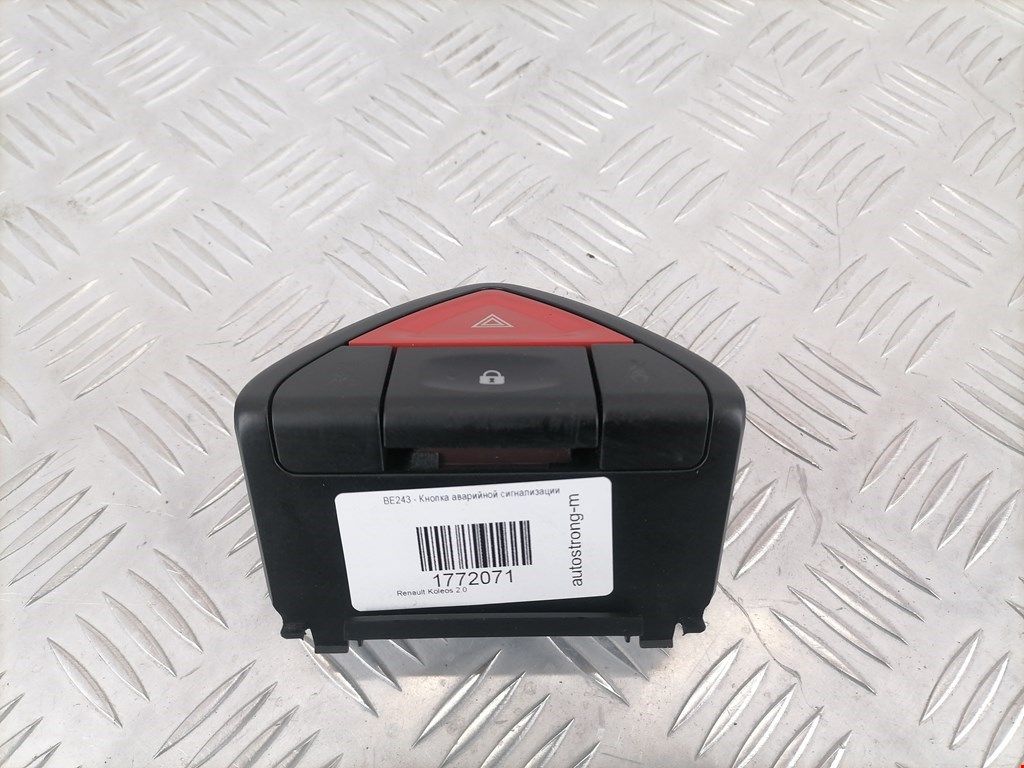 Кнопка аварийной сигнализации / 1772071 68485JY00A 252905023R для Renault Koleos (с пробегом)