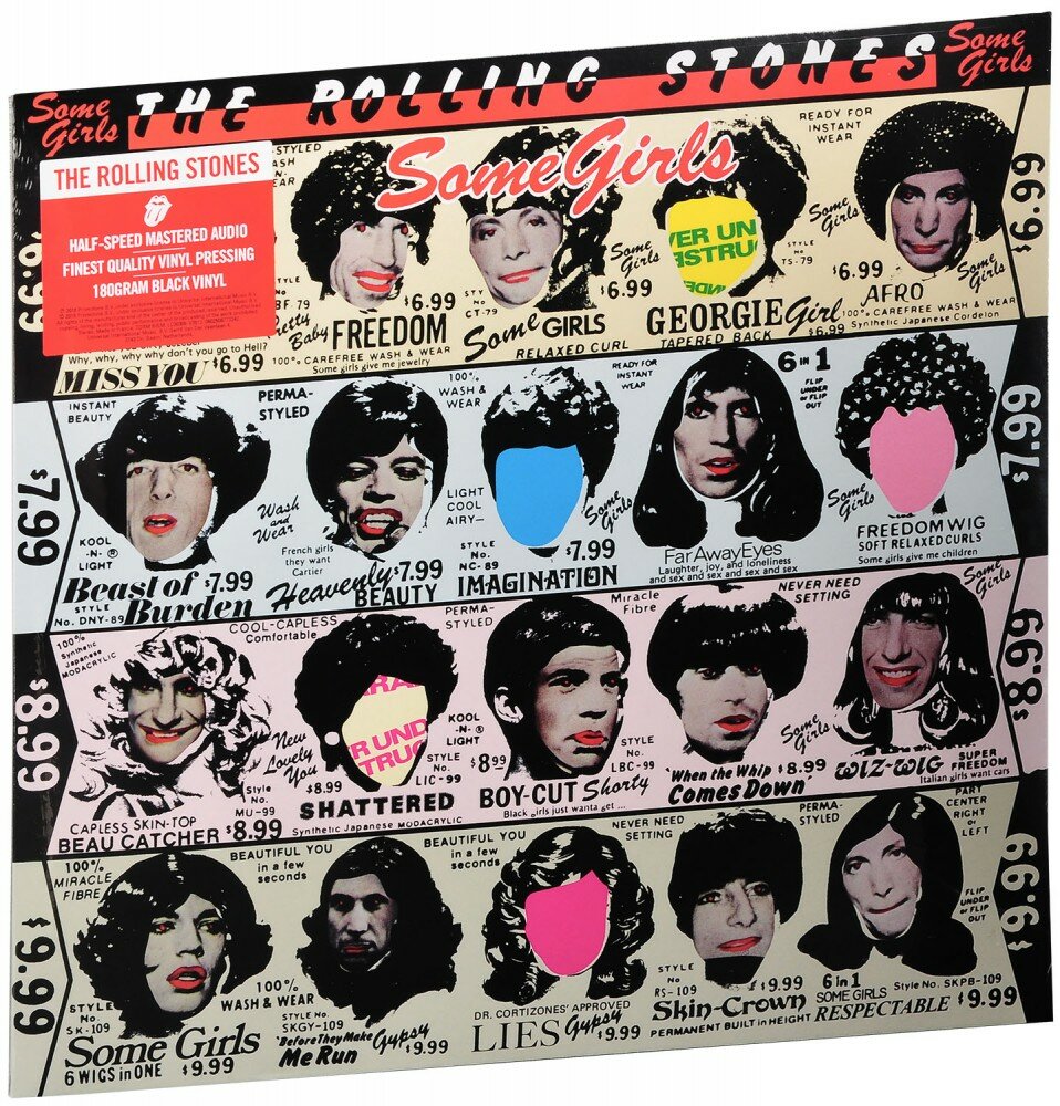 Виниловая пластинка Rolling Stones. Some Girls (LP, винил, черный) (Картонный конверт)