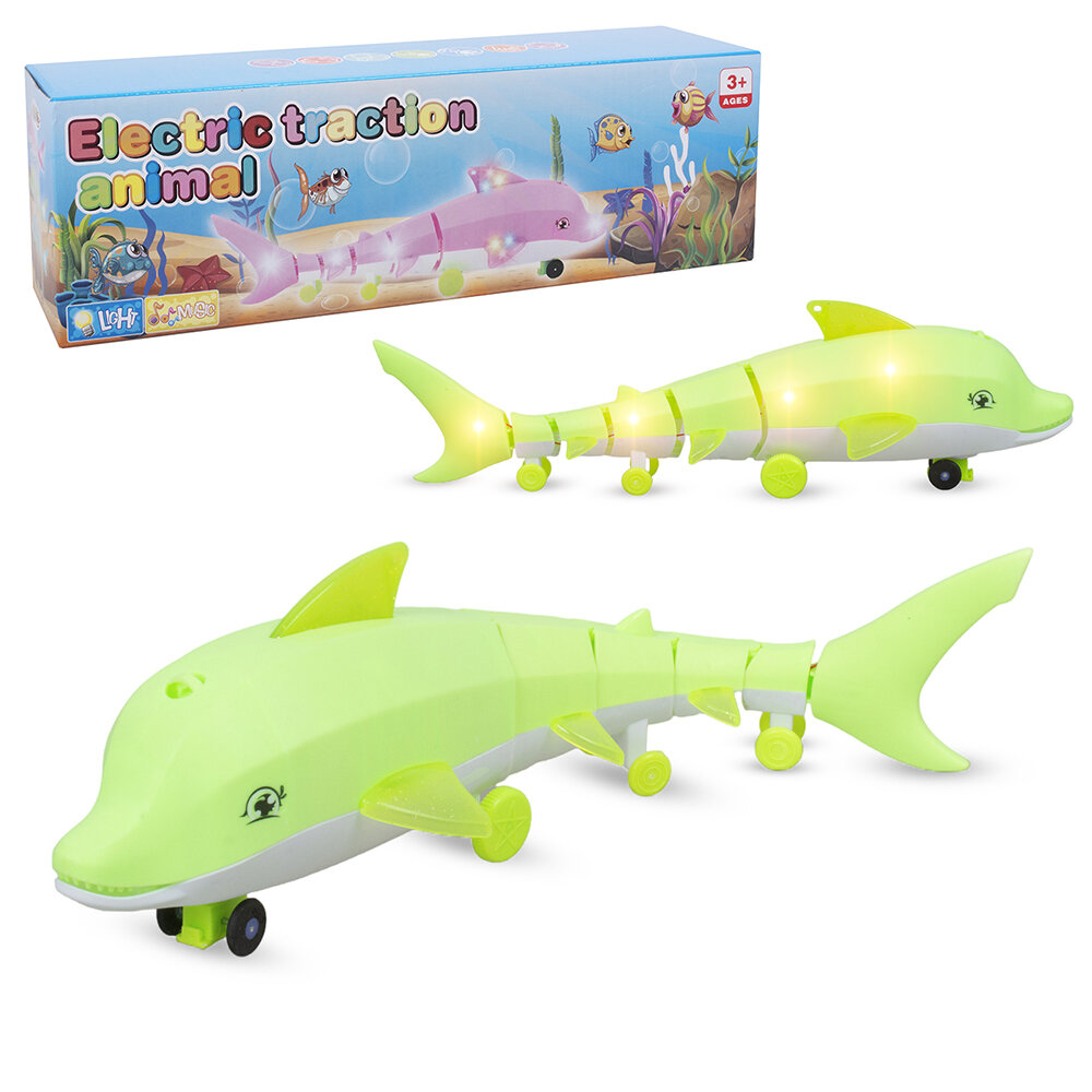 Игрушка TONG DE 707-6 Дельфин, со звуковыми и световыми эффектами