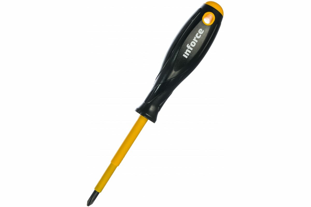 Inforce 06-09-75 Диэлектрическая отвертка PH2х100мм с изолированной рукояткой