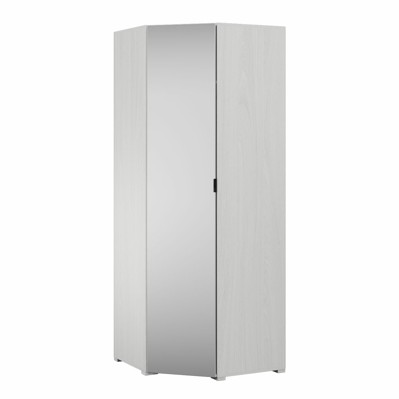 Шкаф распашной угловой для одежды Теана 220,0х82,0(48,0)х82,0(48,0) см, ясень анкор светлый