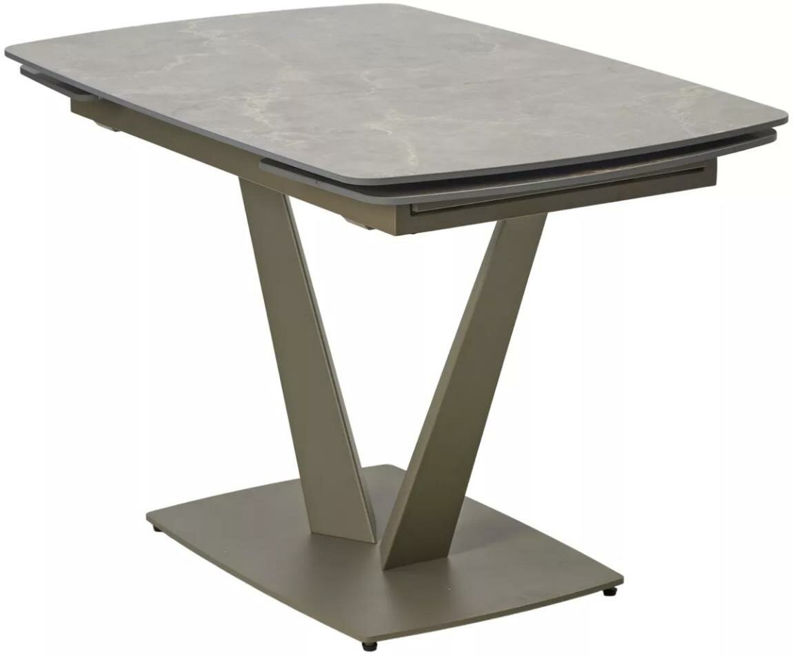 Стол M-City Alatri 120 MATT LATTE STONE SOLID CERAMIC / TAUPE
