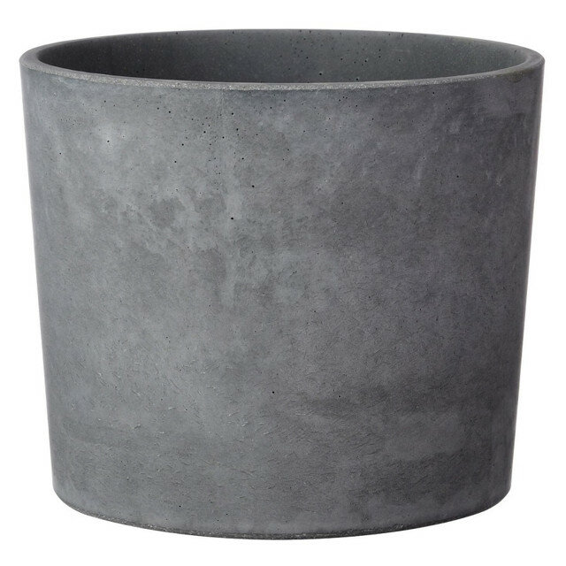 Кедр бетонное кашпо серого цвета 1,4 л для растений - компактное и стильное решение