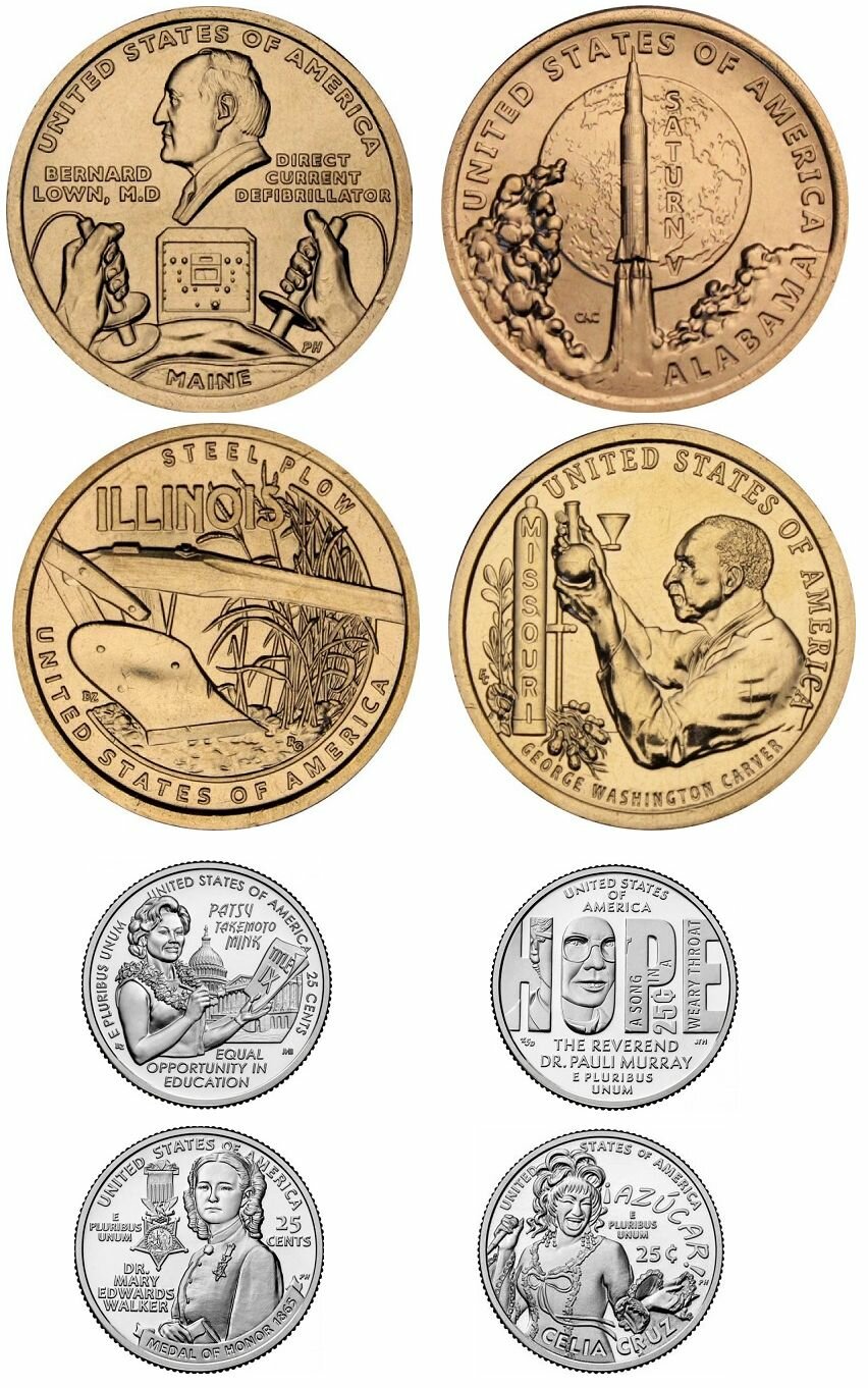 Новинки США 2024. Инновации + Женщины США. (UNC).