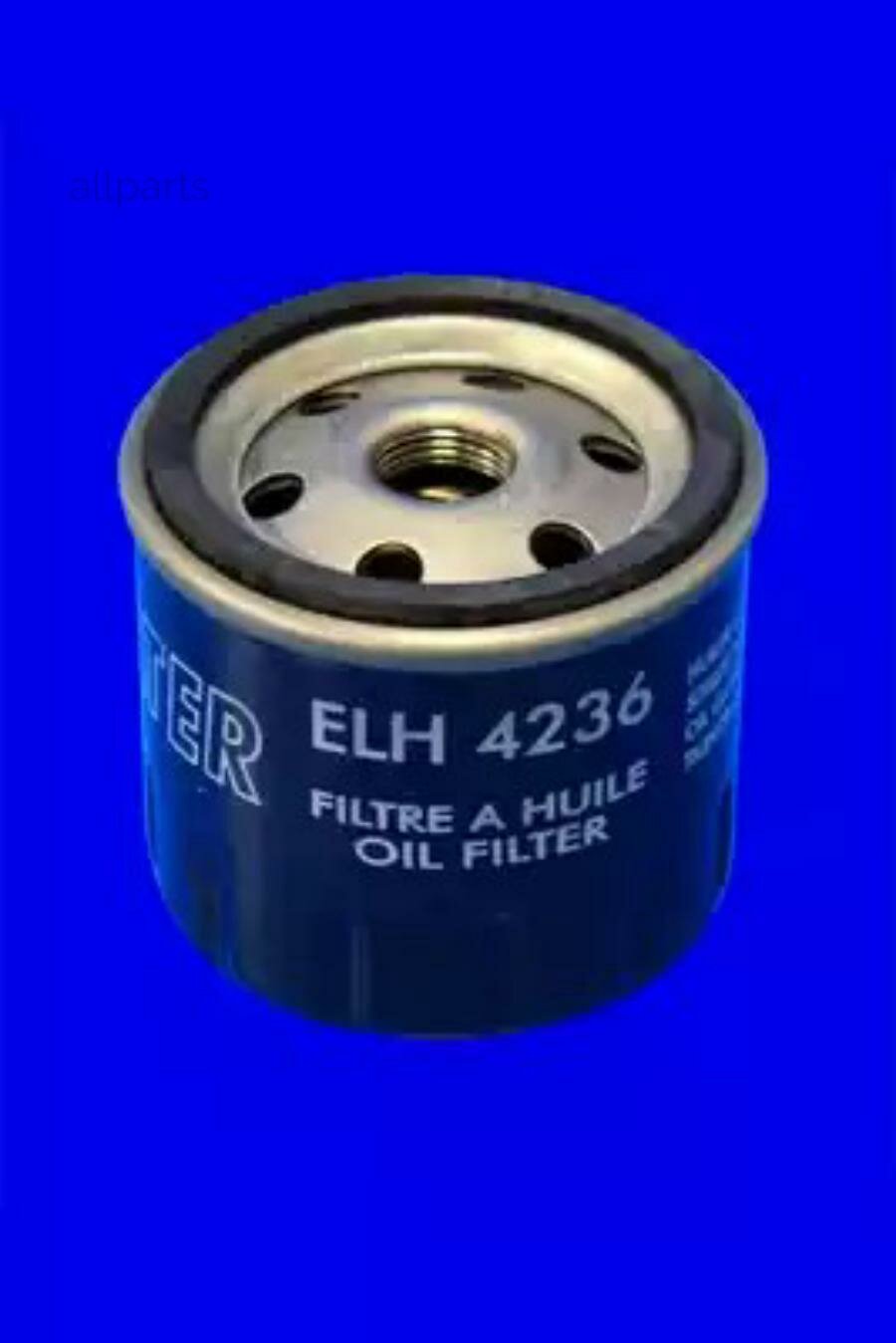 MECA-FILTER ELH4236 Фильтр масляный OPEL 1.3-2.5L 85=> /DAEWOO ESPERO, NEXIA 1.5-2.0L