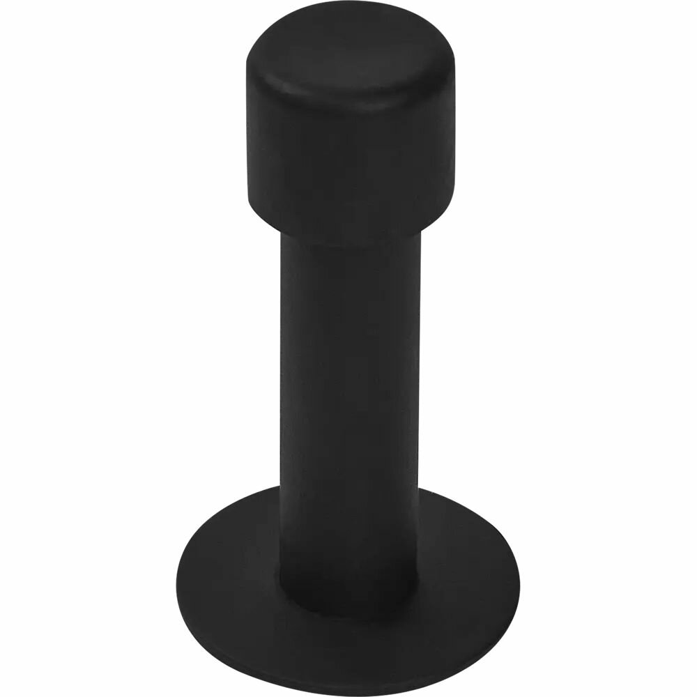 Стопор дверной УД-02 BM цвет матовый черный