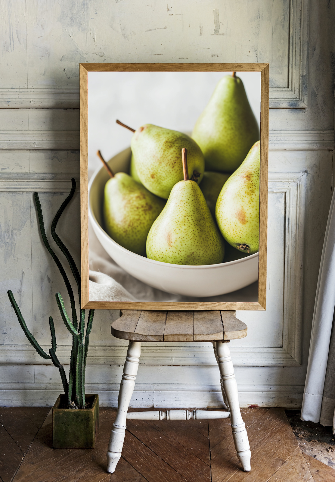 Постер "Натюрморт с грушами" 50x70 без рамы
