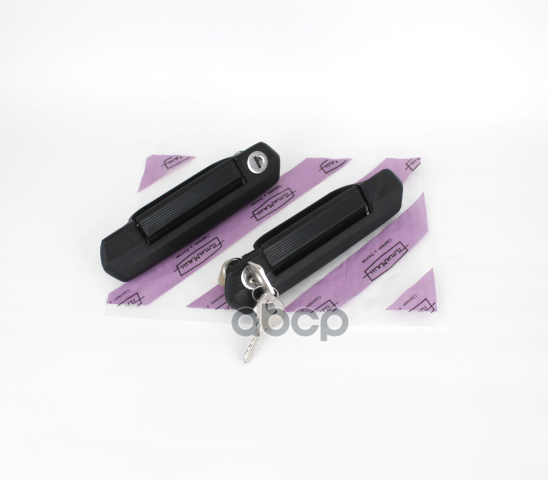 Ручка двери ВАЗ 21213 с цилиндрами черные к-т птимаш арт. 21213-3610004010