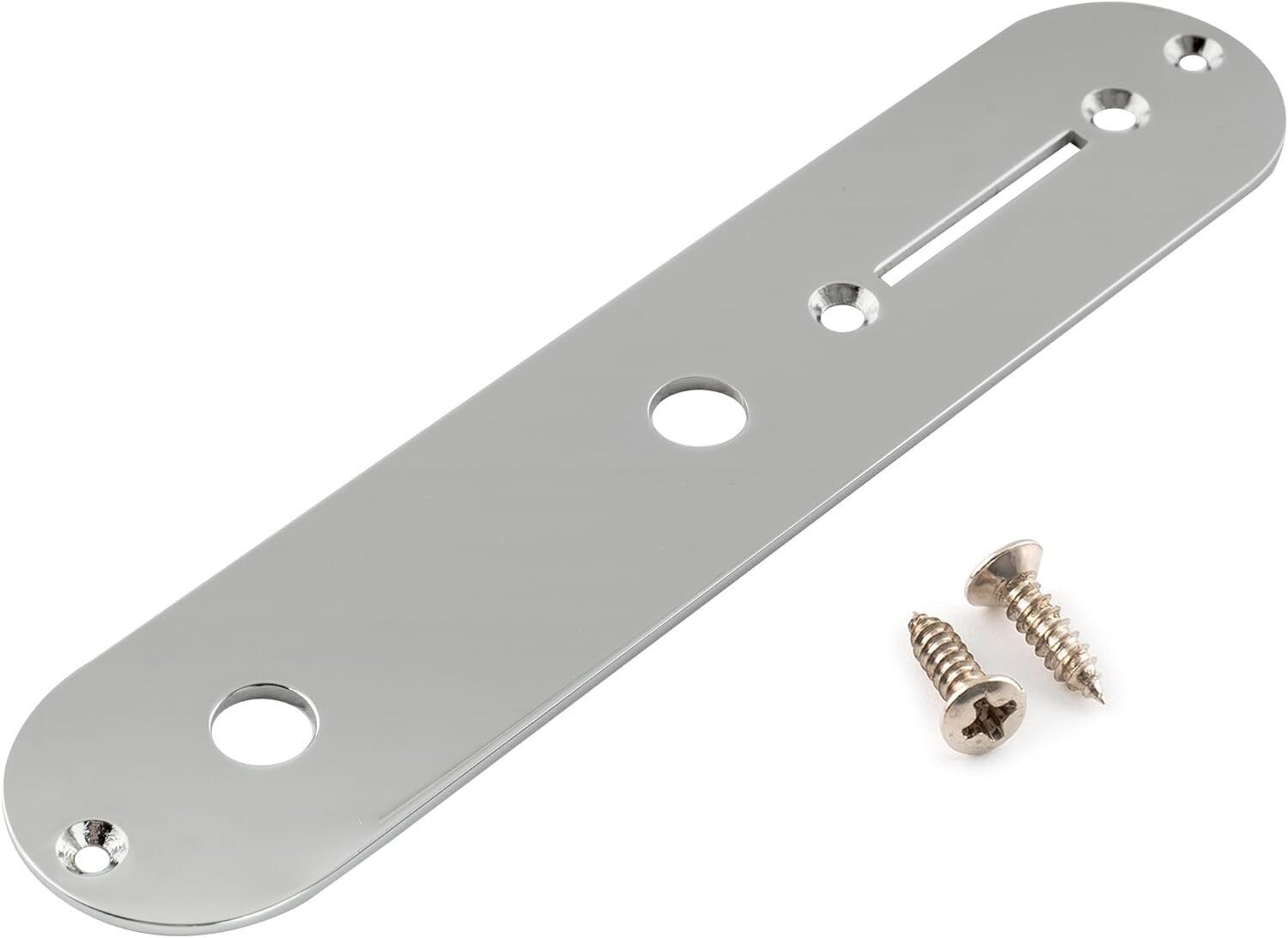 Панель для электроники Fender Telecaster Musiclily MX2724CR, хром