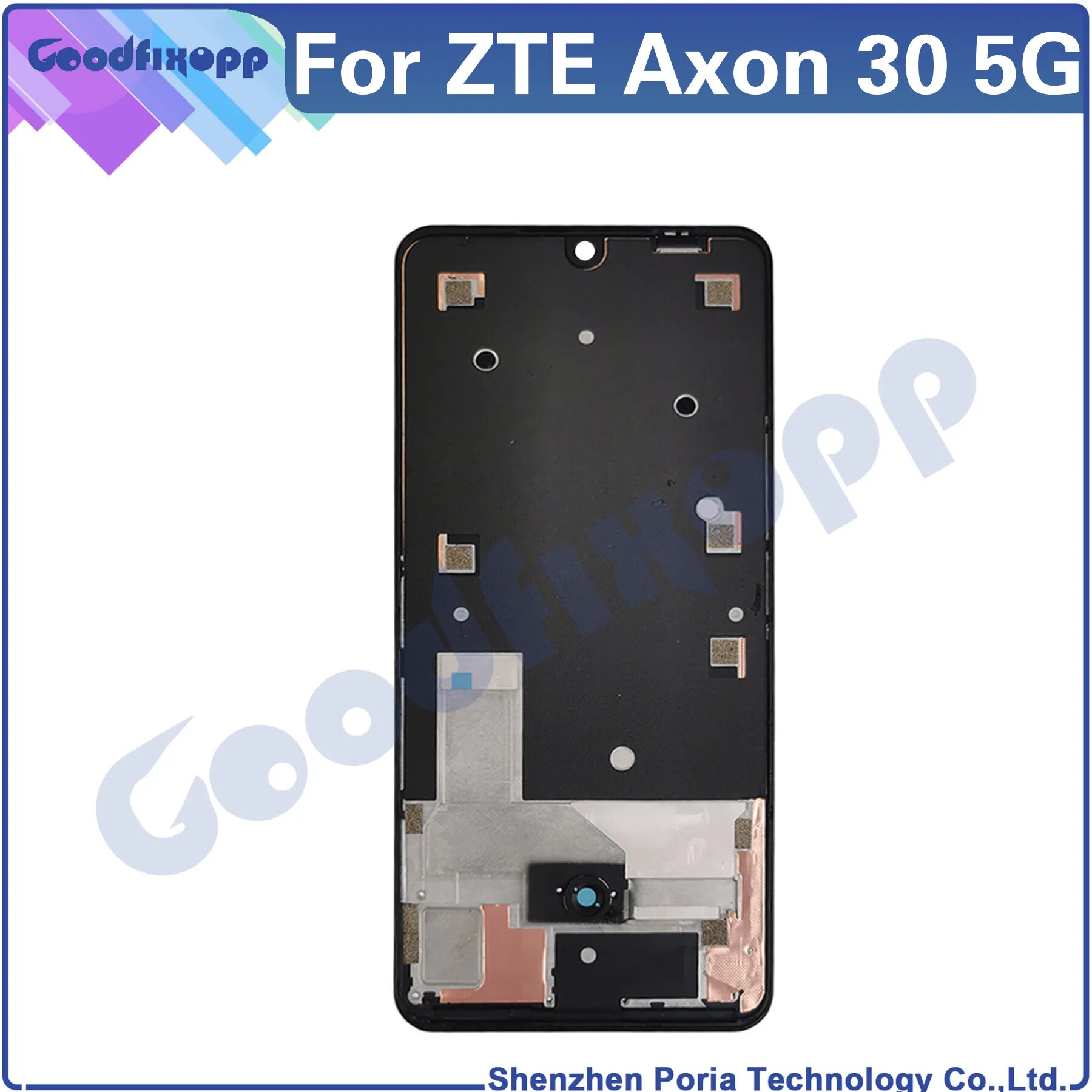 Для ZTE Axon 30 5G A2322 A2322G передняя рамка средняя пластина корпус доска поддержка ЖК средняя Лицевая панель Запчасти для ремонта