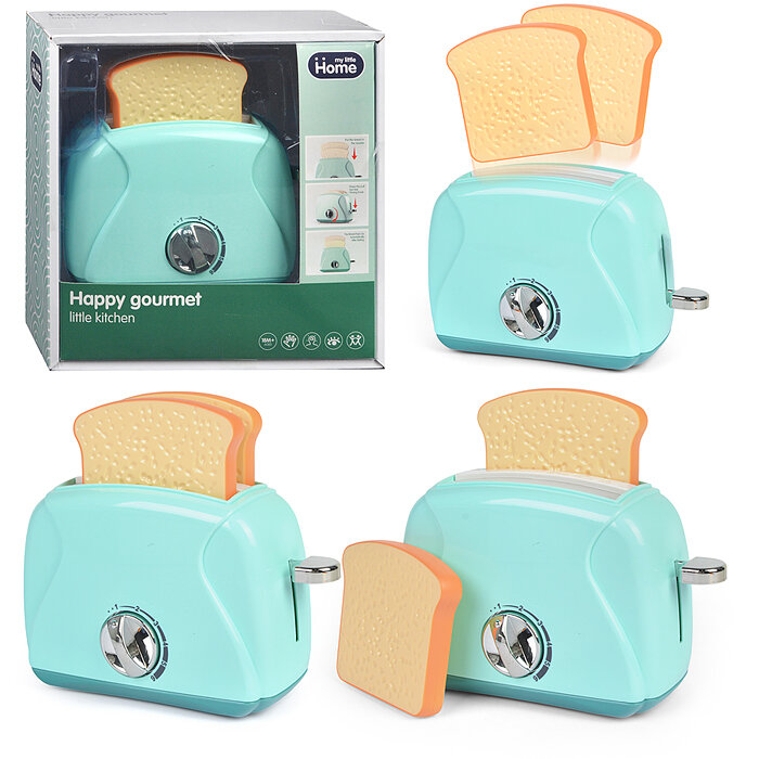 Детская бытовая техника A1002-2 "Тостер" 15*6,5*9,5 см (звук ) в коробке
