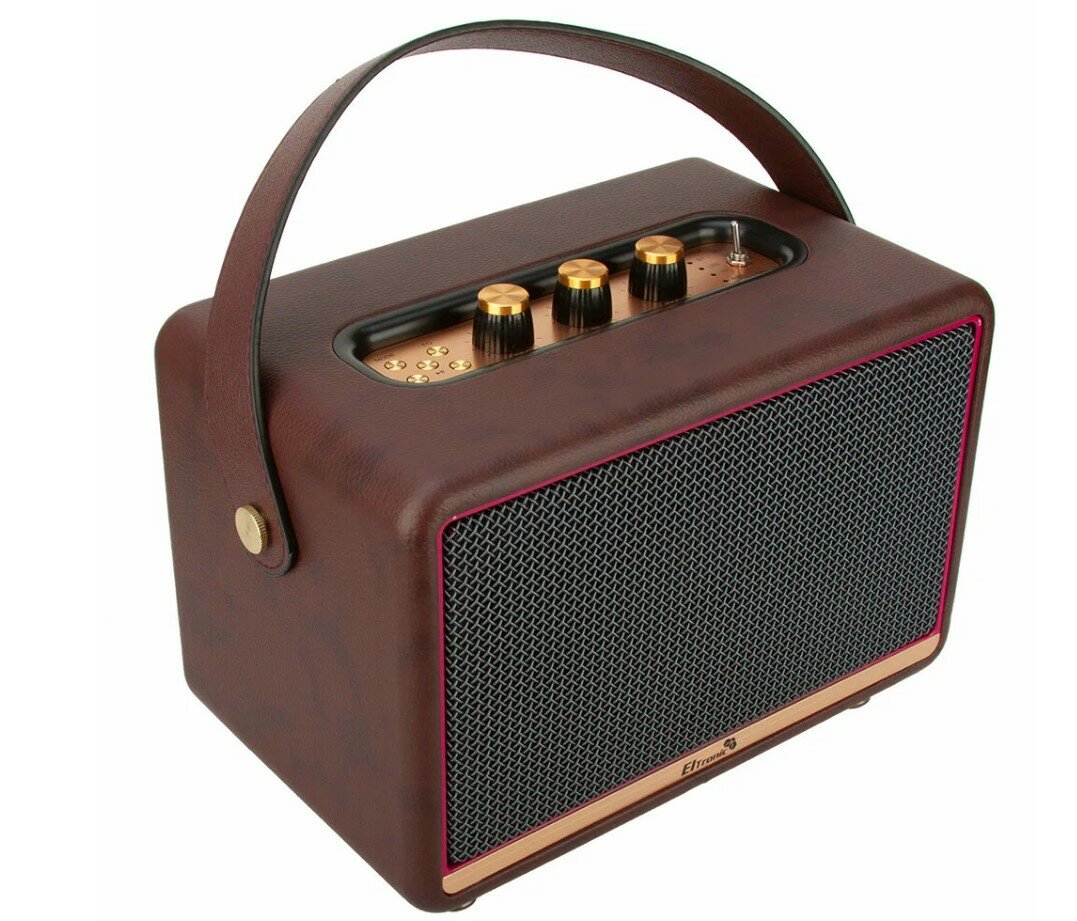 Колонки ELTRONIC 30-14 MONSTER BOX 700 TWS (коричневый)