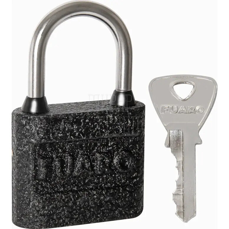 Замок навесной Fuaro (Фуаро) PL-03-40 англ. 3 кл. коробка никель