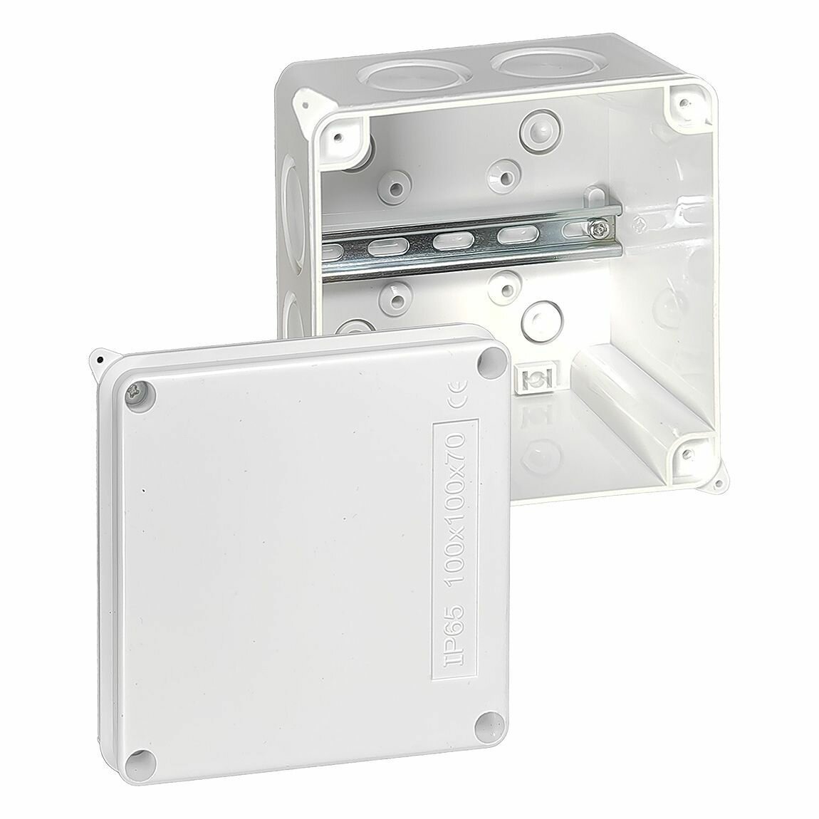 Коробка распределительная LWBA-R15, 100х100х70 мм, LWBA-101007-R15