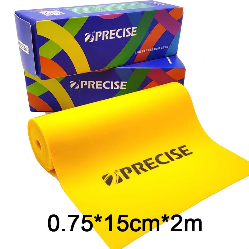 Латексный эспандер 2 м 0,4-0,9 мм Желтый, 0.75mm