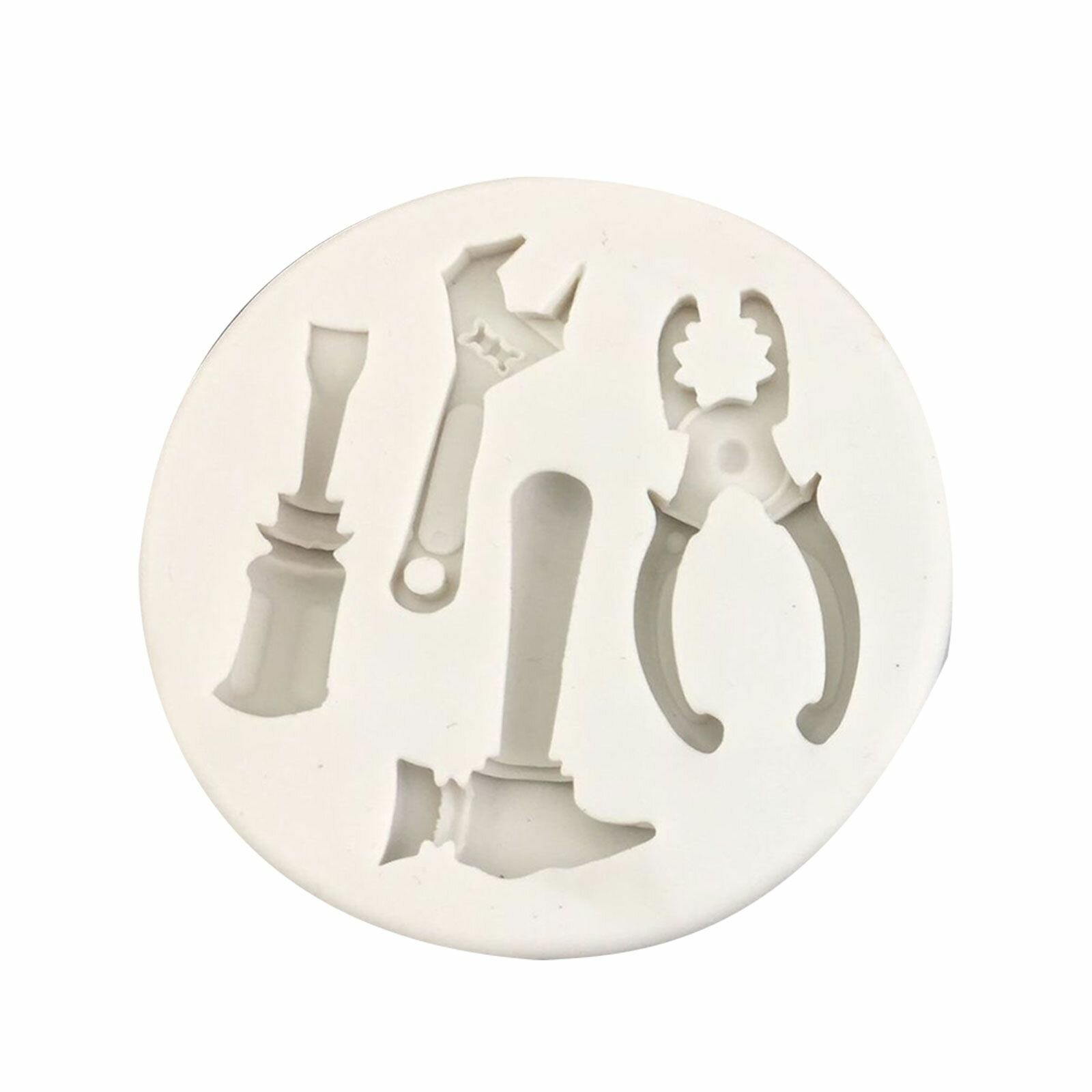 Инструменты для поделок Силиконовая форма для помадки-Молоток, отвертка, Гаечный ключ, тиски