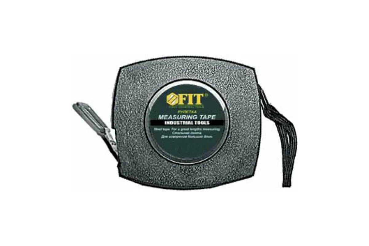 Рулетка, черный закрытый пластиковый корпус, стальная лента 20 м