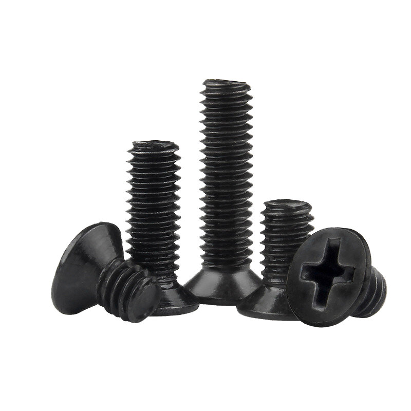 10 шт. M5x40mm Винт цинковой машины с плоской головкой