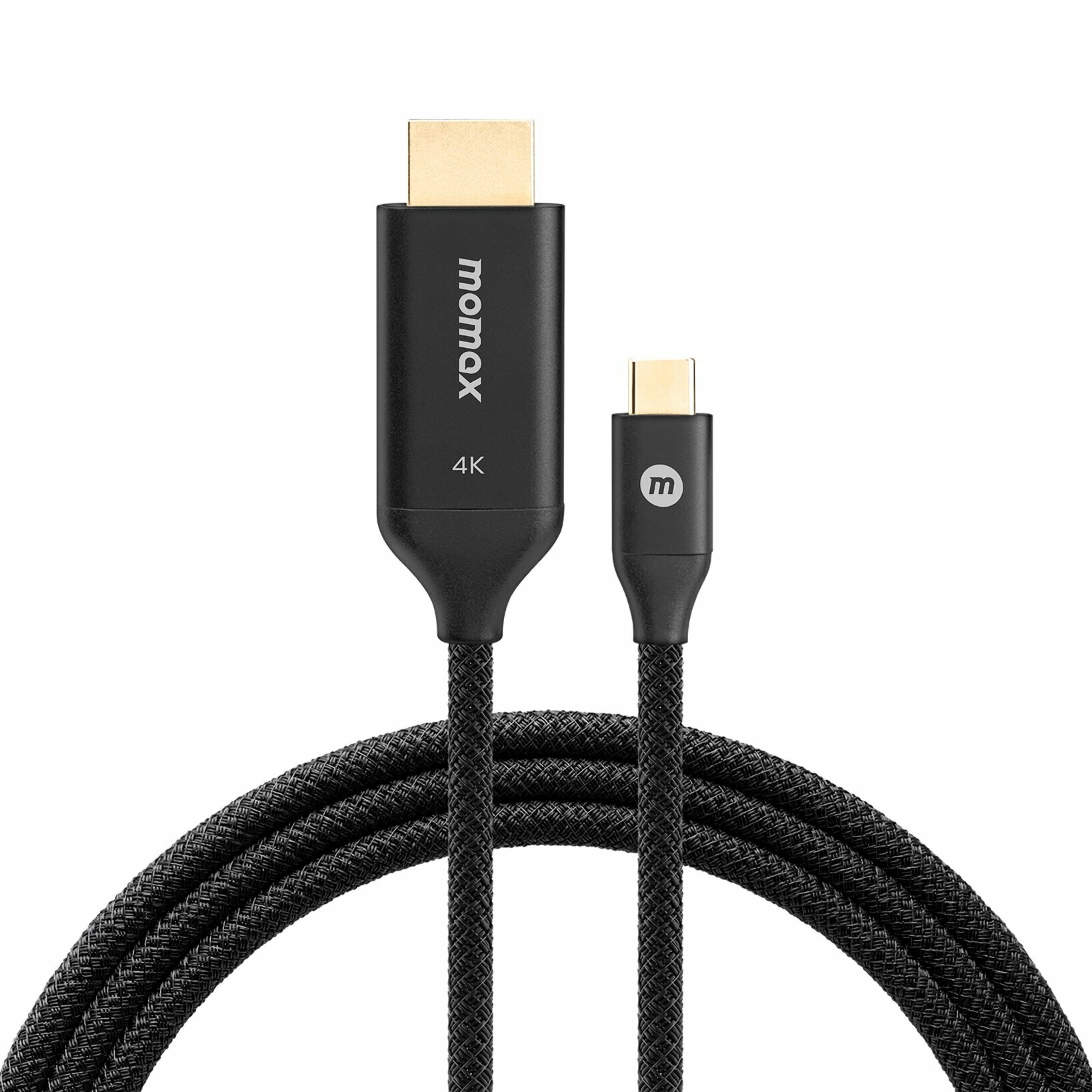 Кабель Momax Elite Link DT3D USB-C to HDMIv2.0, 4K, 2м, Black