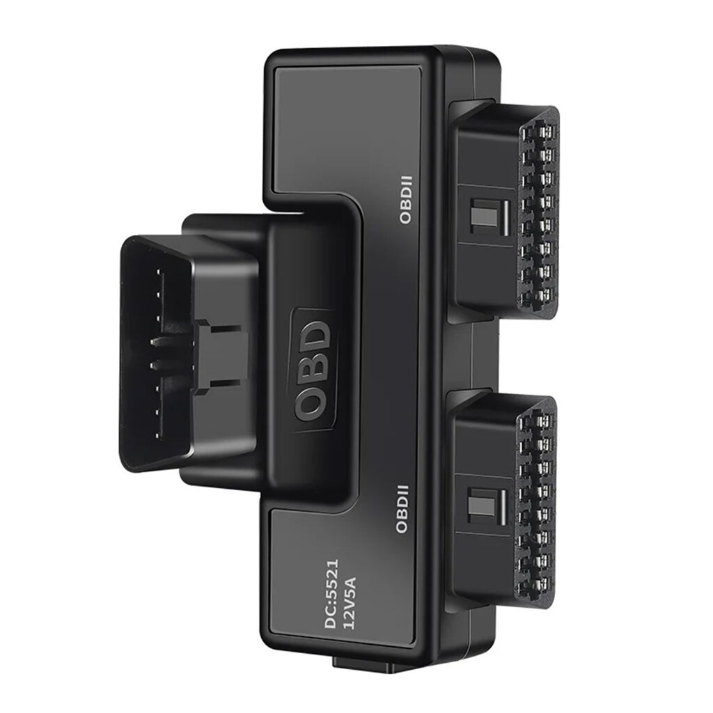 Специальные инструменты для автомобилей, OBD2 разветвитель, 16-контактный автомобильный адаптер для легковых и грузовых автомобилей, с DC552