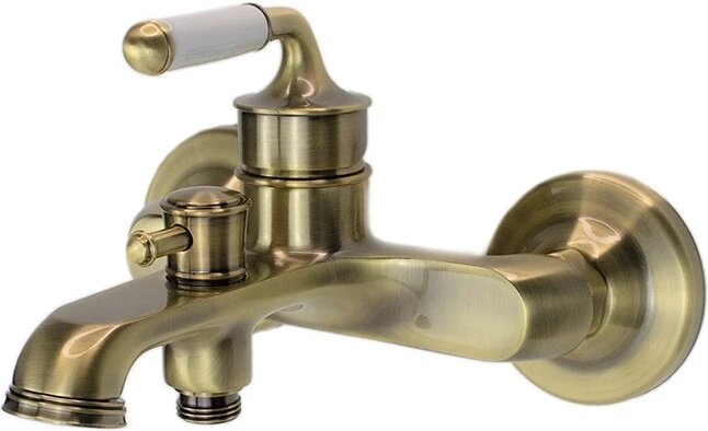 Смеситель для ванны Kaiser Vincent 31522-1 с душевым гарнитуром, бронза