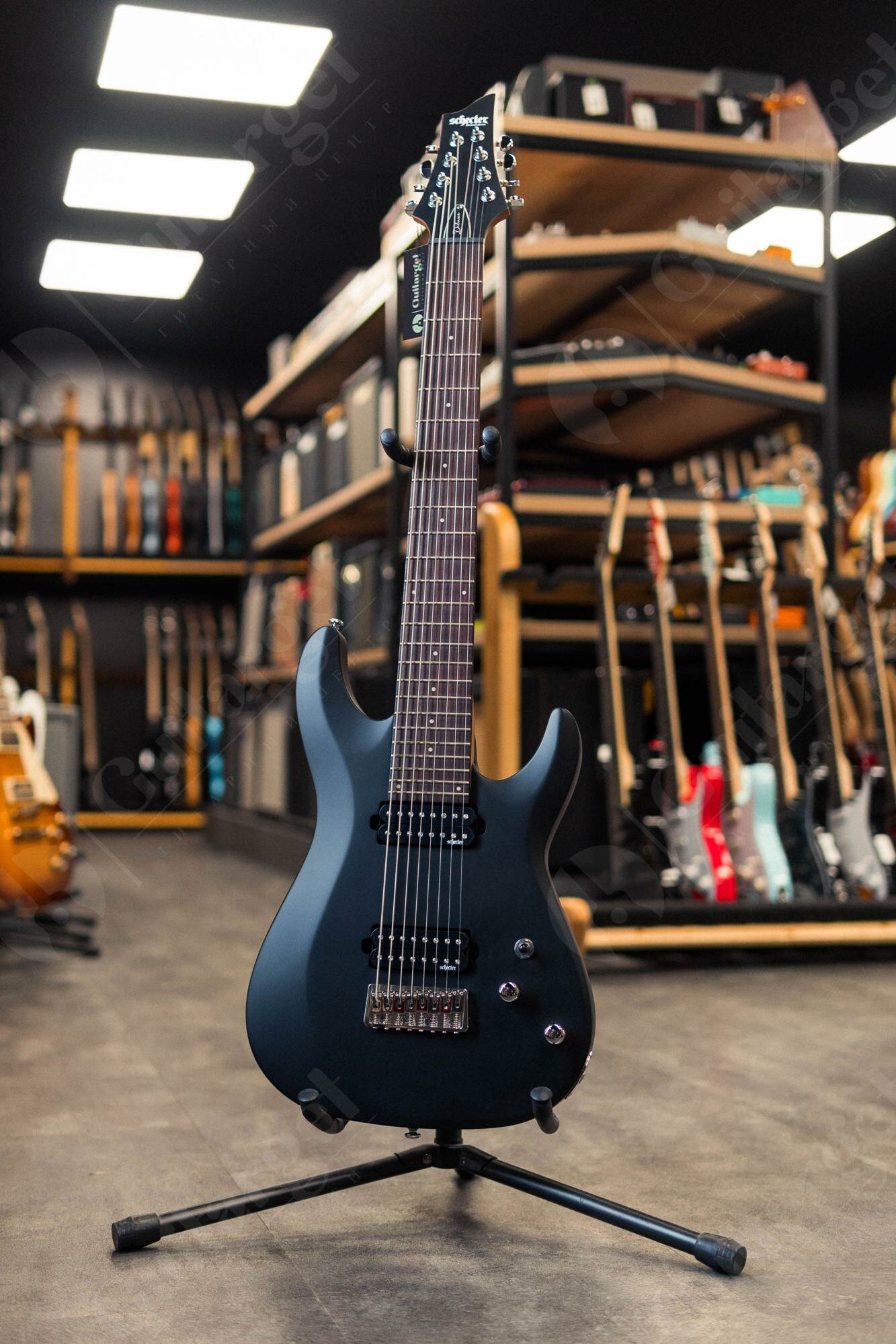 Электрогитара Schecter C-8 Deluxe SBK 8-струнная